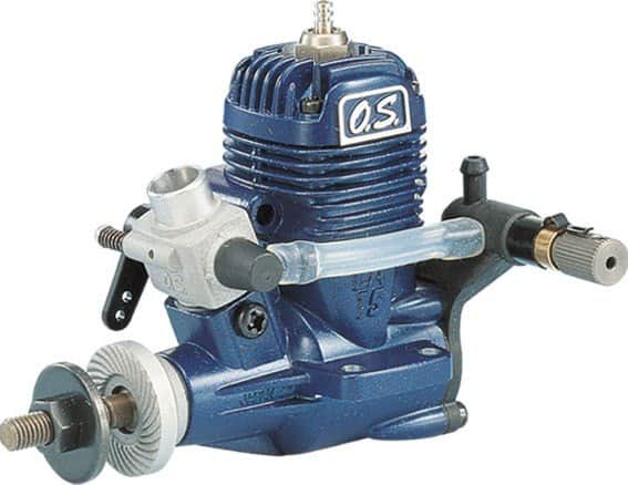 מנוע שתי פעימות דגם OS LA 15 כולל משתיק לטיסנים